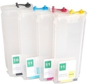 MAX 10/11 Refillable Ink Cartridge Set Empty With ARC Chip For HP ...