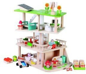 ever earth 3-Level Rotating Dollhouse - 3-Level Rotating Dollhouse ...