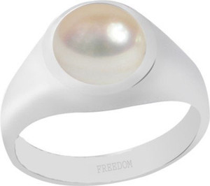 freedom Certified Pearl (Moti) Gemstone 3.25 Ratti or 2.96 Carat for ...