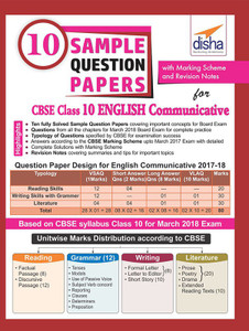 10 Sample Question Papers for CBSE Class 10 English Communicative with ...