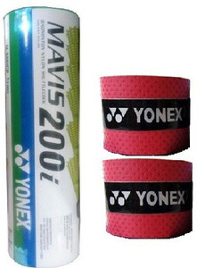 YONEX Combo of 3 One Box of 'Mavis 200i' Nylon Shuttle cock (Pack of 6 ...