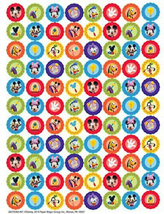 Eureka Mickey Mouse Clubhouse Heads Stickers, Mini - Mickey Mouse ...