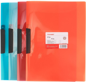 Flipkart.com | TRANBO Plastic Swing Clip Report Cover File, A4 Size ...
