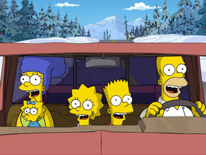 Wall Poster TVShow The Simpsons Maggie Simpson Marge Simpson Lisa ...