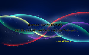 AnanyaDesigns a-quote-quotes-assumption-question Wallposter Paper Print ...