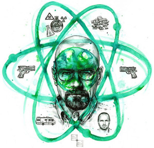 Wall Poster TV Show Breaking Bad Walter White Paper Print - TV Series ...