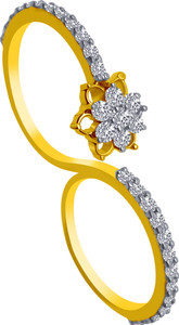 PC Chandra Jewellers 14K Yellow Gold and American Diamond Forever Love ...