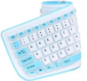 VibeX ® Air Pro flexible Mini Bluetooth keyboard Portable Silicone ...