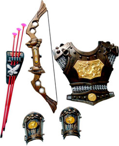 VSHINE Bahubali Warrior Set - Knights Fancy Dress Kids Cosplay - Bow ...