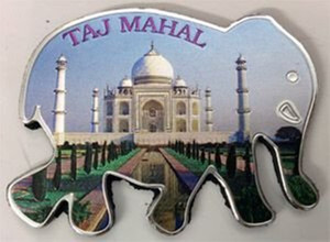 Skywalk India Souvenir Fridge Magnet Taj Mahal India ,perfect souvenir ...