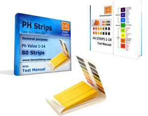 Generic Full range pH strips 1-14 Test Indicator Litmus Paper Water ...