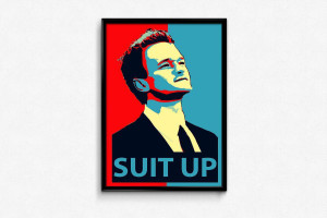 SUIT UP Matte Poster, 12x18 inches Matte Print [HD Bright Art Print ...