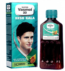 Super Vasmol 33 Kesh Kala 100ml Hair Oil - Price in India, Buy Super ...