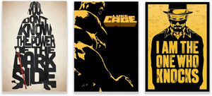 AND Combo Set Of 3 s Motivational Quotes Wall Poster 13*19 inches Matte ...