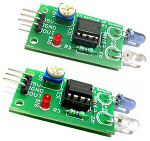 Easy Electronics 2 Pcs - IR Proximity Sensor for line follower and ...