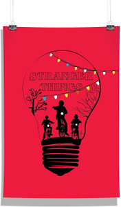 Stranger Things - Bulb Wall Decor Poster Photographic Paper - TV Series ...