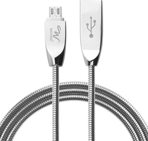 Wayona Reversible Micro USB 2.4 A 1 m Metal Spring Micro USB Charging ...