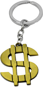 faynci Fashion High Quality Stainless Steel Dollar Sign Keychains Men ...