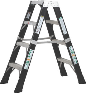LIBERTI 3 Step Special Duty Fiberglass Twin Step Ladder FRP Ladder ...
