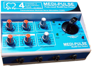 MEDI-PLUSE 4CH TENS WITH TIMMER 60 ( BLUE ) muscle stimulater ...