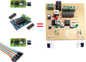 prayogworld Line follower robot module use in making path follower ...