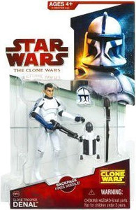 STAR WARS 2009 Clone Wars Animated Action Figure Cw-20 Clone Trooper ...