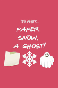 Paper, Snow, A ghost - Joey Quotes - Friends Quotes - F.R.I.E.N.D.S ...