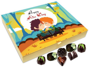 Chocholik Kiss Day Gift Box - Happy Kiss Day Chocolate Box - 20pc ...