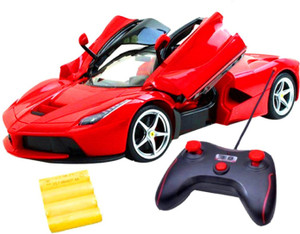 Funny Teddy Remote Control Car with Opening Doors (Red) - Remote ...