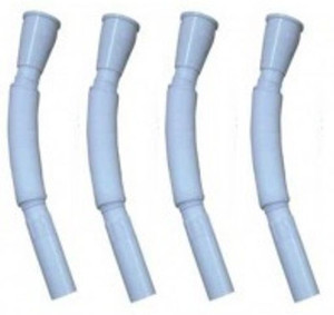 PK Aqua PK Aqua Flexible PVC Long Socket Waste Drain Pipe for Wash ...