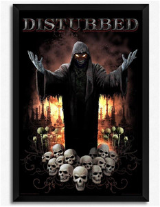 Wall Poster Disturbed Skeleton Paper Print - Personalities posters in ...