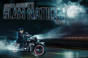 Wall Poster Adam Lambert Motorcycle Paper Print - Personalities posters ...