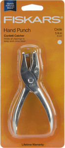 Fiskars All Metal Hand Punch - Round, 0.25" - All Metal Hand Punch ...