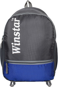 Winstar Blue Backpack 20 L Laptop Backpack Grey, BLue - Price in India ...