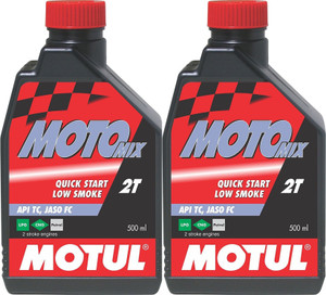 MOTUL Motomix 2T 2-Stroke Superior Motorcycle Oil Motul Motomix 2T 2 ...