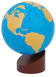 Kid Advance Montessori Sandpaper Globe - Land & Water Price in India ...