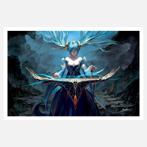 CRAZYINK(SONA LEAGUE OF LEGENDS)WALL POSTER (12 * 18) INCH Paper Print ...