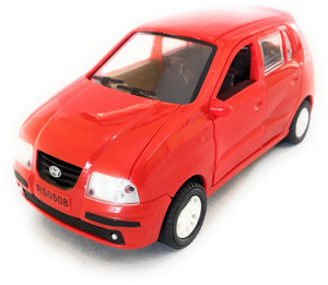 The Game Begins Santro Car Toy for kids, Red Color - Santro Car Toy for ...