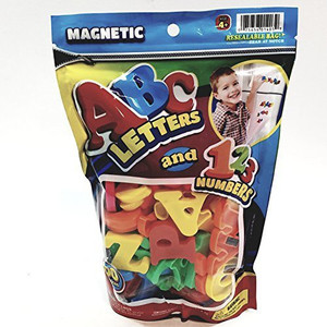 Big Foam Abc & 123 Magnetic Letters & Numbers 60 Piece Alphabet ...