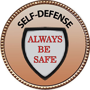 Keepsake Awards Self-Defense Award, 1 Inch Dia Gold Pin "Recreation ...