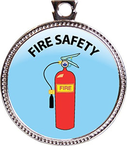 Keepsake Awards Fire Safety Award, 1 Inch Dia Silver Medal "Special ...