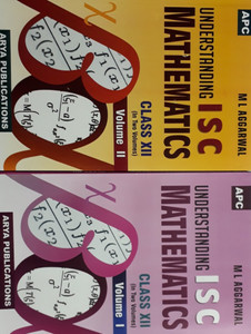 UNDERSTANDING ISC MATHEMATICS CLASS XII (IN 2 VOLUMES): Buy ...