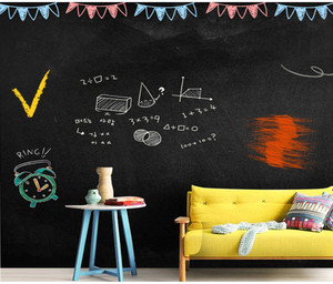 Ampire 60 cm Wall Stickers Blackboard Large Black Kids Study Room ...