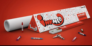 UNTOLD Inkmeo Children Wall Coloring chart - Alphabets - Inkmeo ...