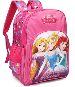 Flipkart.com | DISNEY Princess Beauties Pink 18' ' School Bag - School Bag