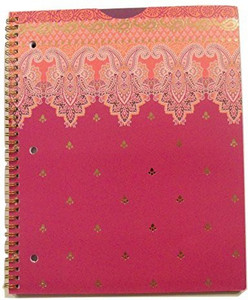 Carolina Pad Studio C College Ruled Poly Foil Cover Spiral Notebook ...