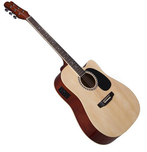 kaps ST1000CEQ Semi-acoustic Guitar Linden Wood Rosewood Right Hand ...