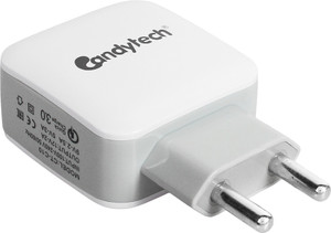 Candytech 1 A Wall Charger for Mobile with Detachable Cable - Candytech ...