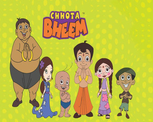 Chota Bheen family animation Vinyl Poster Paper Print - Animation ...