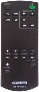 MEPL Compatible Sony Audio System Remote (RM-ANU088) (Please Match The ...